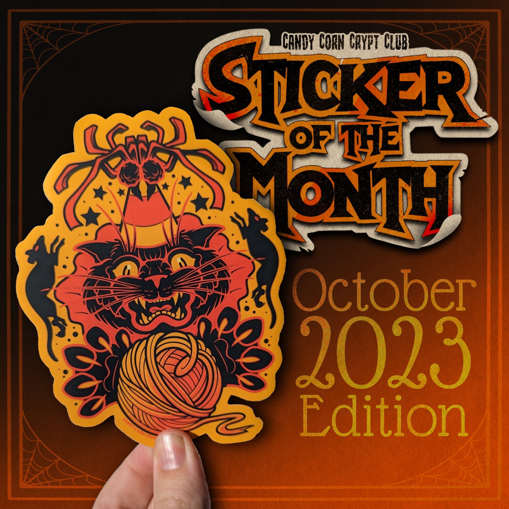 Sticker of the Month #20 – candycorncrypt