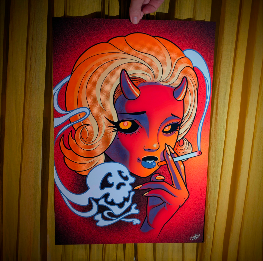 The Devil's Eyes Poster – candycorncrypt