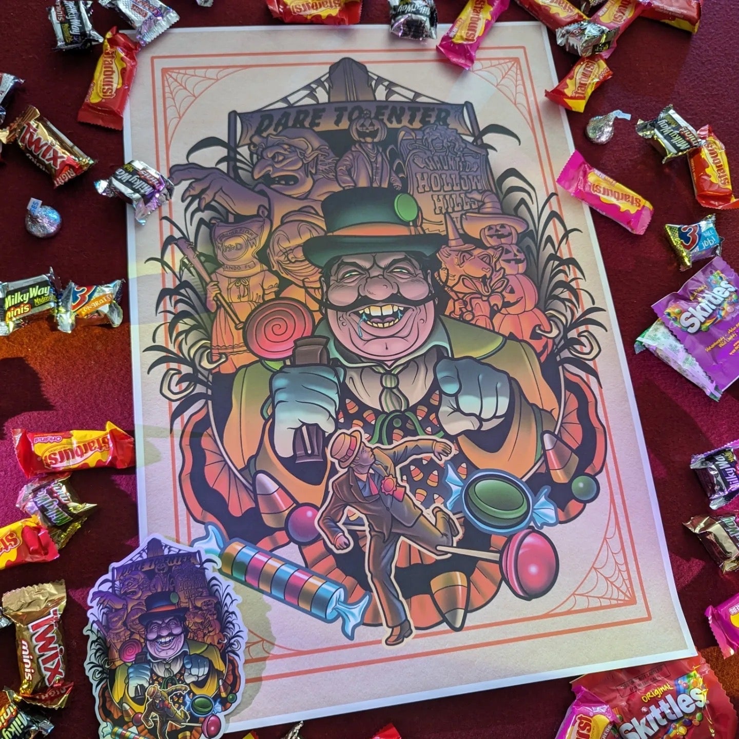 Halloween Horror Nights: Sweet Revenge Poster – candycorncrypt